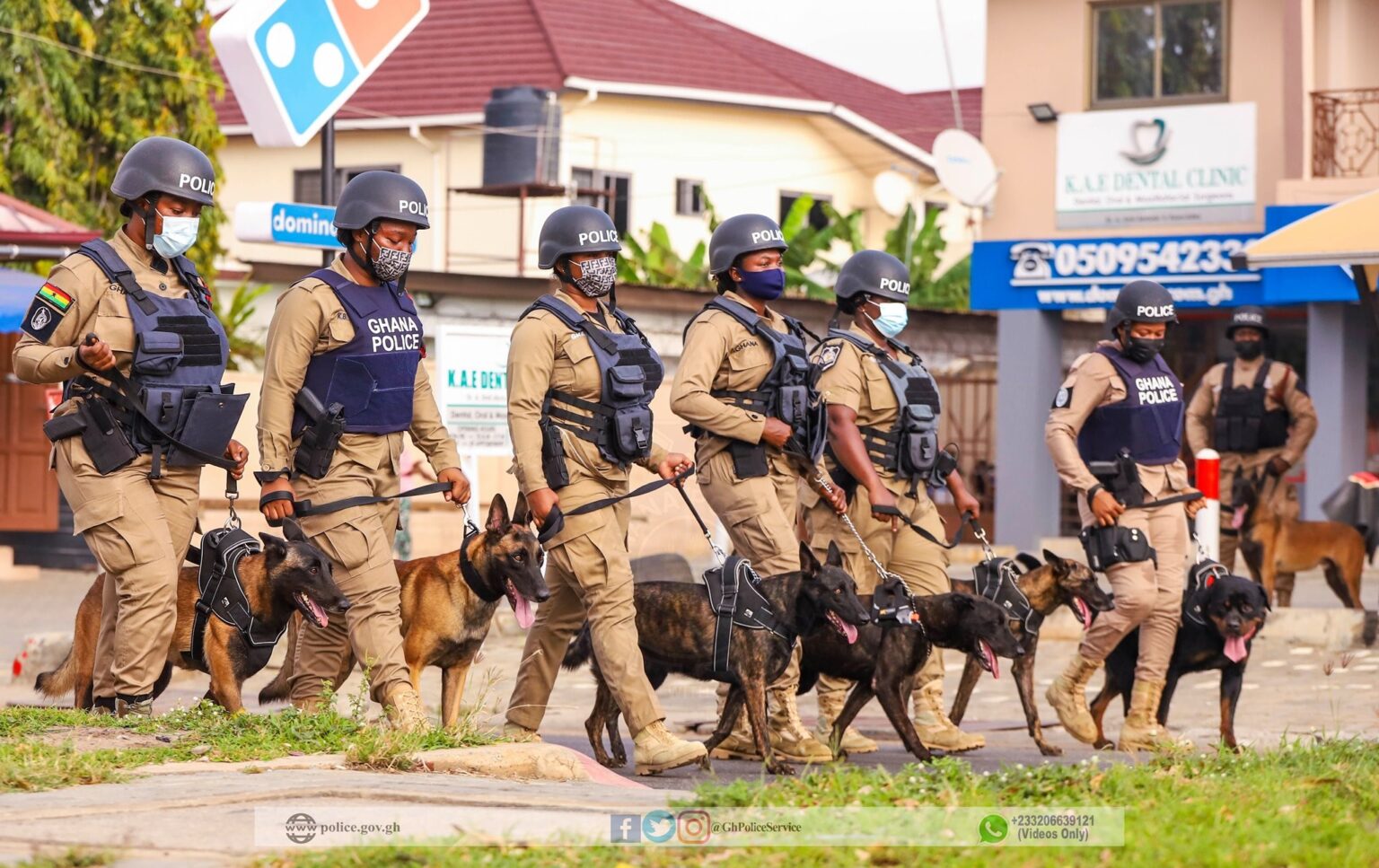 Ghana’s Police K-9 Unit starts outdoor operations - Today News Ghana
