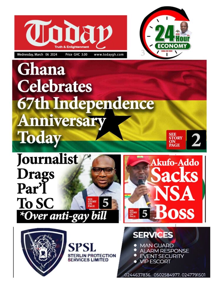 Ghana celebrates 67th Independence anniversary today - Today News Ghana